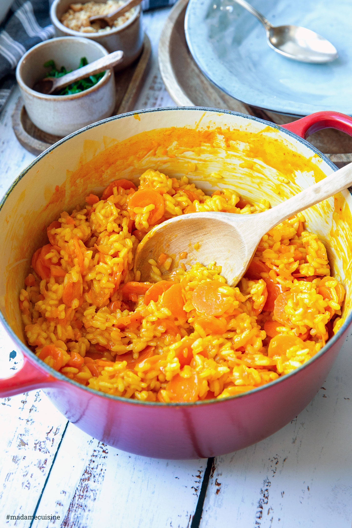 Vegetarian Carrot Risotto - Madame Cuisine