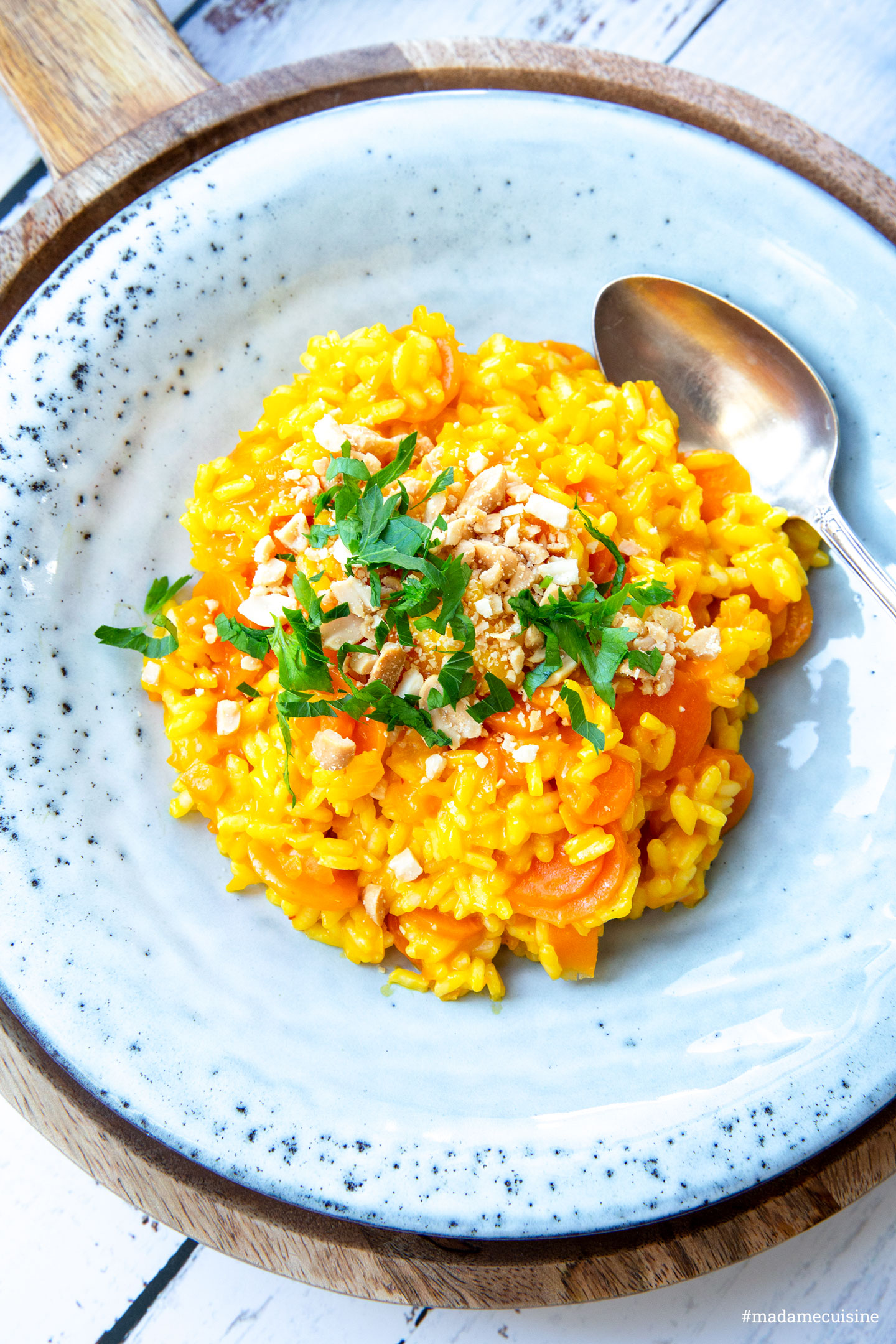 Vegetarian Carrot Risotto - Madame Cuisine
